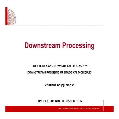 Downstream processing | PDF
