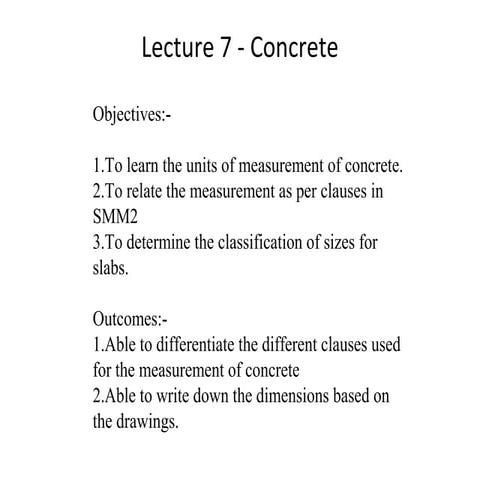 Concrete 2014a-Lecture7 | PPT