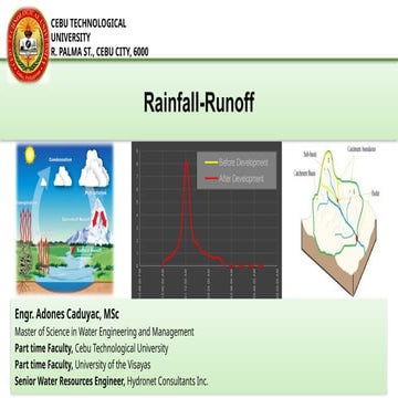 Lecture 7-Rainfall FOR EDUCATION PURPOSES | PPT