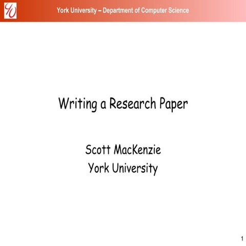 Lecture writing a reasearch paper how it can by written | PPT