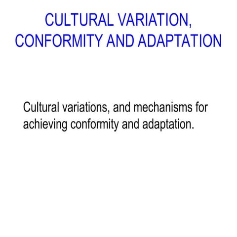 LECTURE 7b Cultural Variation sociology notes.ppt | Law