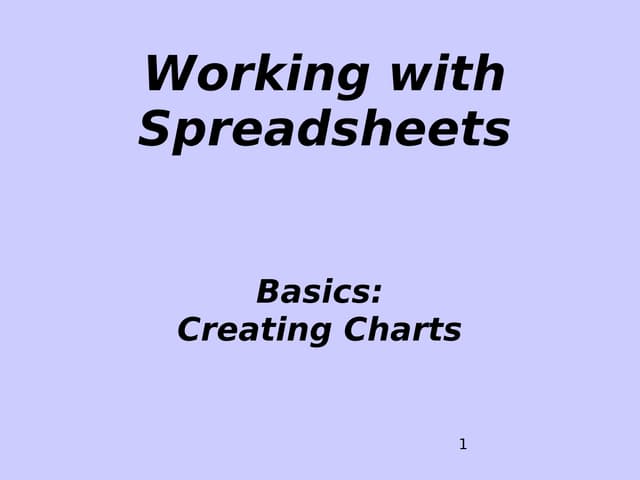 Interpreting charts and graphs | PPTX