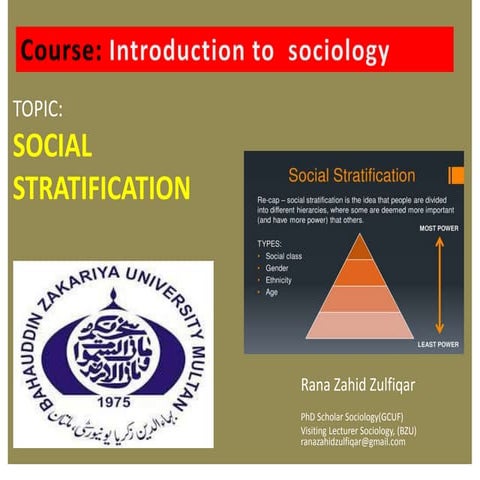 Lecture 7 social inequality, social stratification | PPT