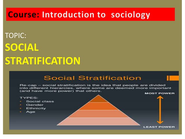 Lesson 11 - Social Stratification.pptx