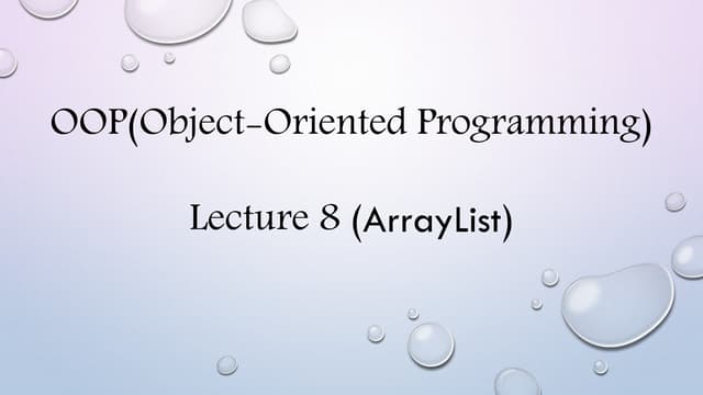 Lecture 8_٠٨٣٣٣٦taiz unvercity object oreinted programming.pdf Lecture 8_٠٨٣٣٣٦taiz unvercity object oreinted programming.pdf