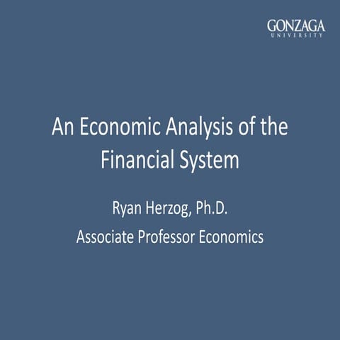 Lecture 8 - Financial System | PPTX