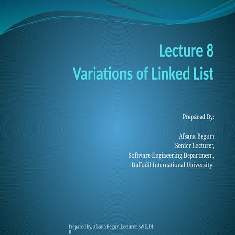Variation of Linked List education .pptx