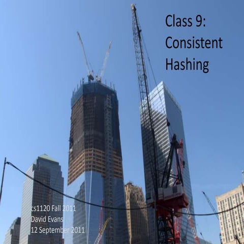 Class 9: Consistent Hashing | PPT