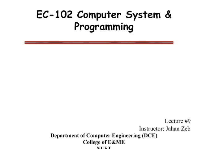 Lecture9 Arrays In C Ppt Search Internet