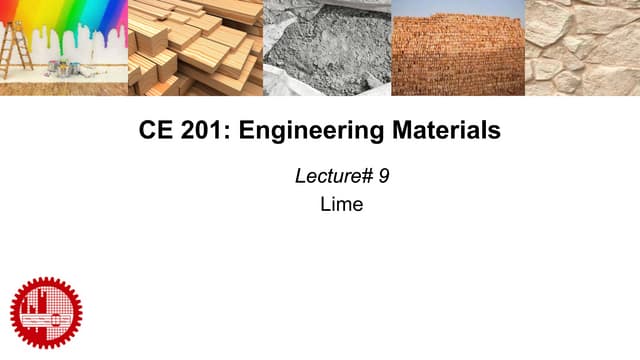 Lime - Classification, Properties, Uses | PPTX