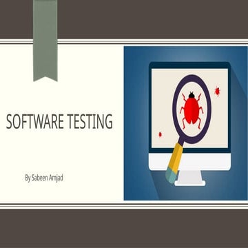 Lecture9 10pptx Or Software Testing Pptx Ppt 0813