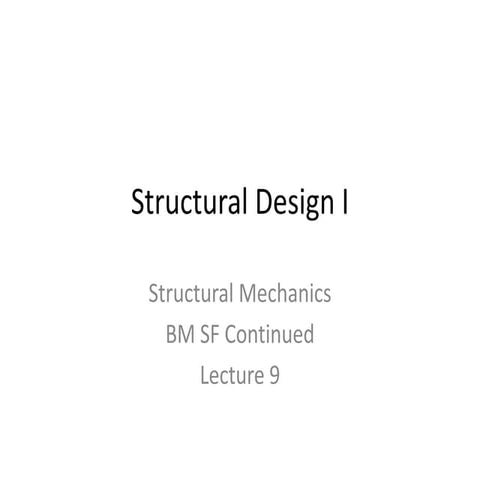 Structure Design 1lecture 9 Bm And Sf Solved Examples Ppt 9150
