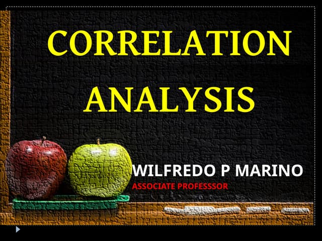 Lecture 9 Correlation Pearsons R And T Test Pptx