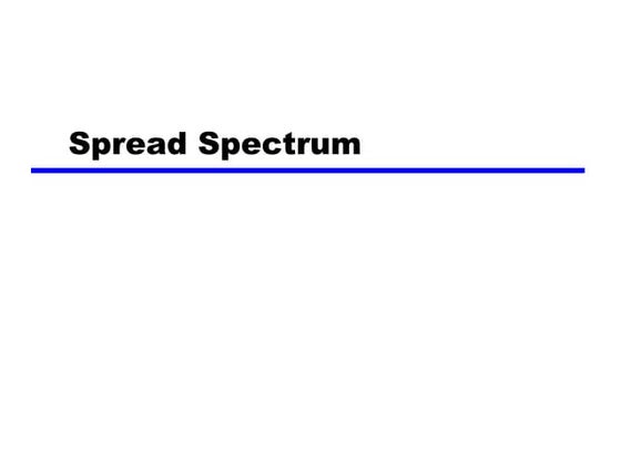 Direct sequence spread spectrum | PPT