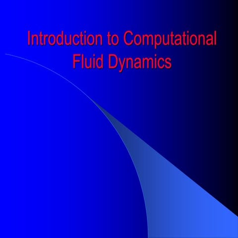 CFD Introduction using Ansys Fluent | PPT