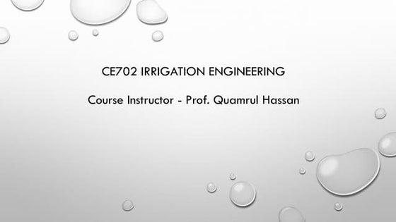 Lacey Regime Theory - Irrigation Engineering | PPT | Geography | Science