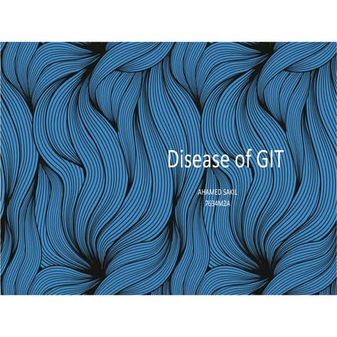 Lecture diseases of the git | PPT