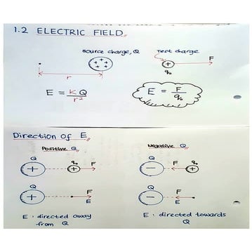1.2 Electric Field | PDF