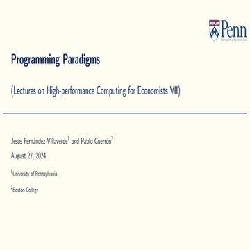 Lecturehpc7programmingcsi32paradigmspdf 1095