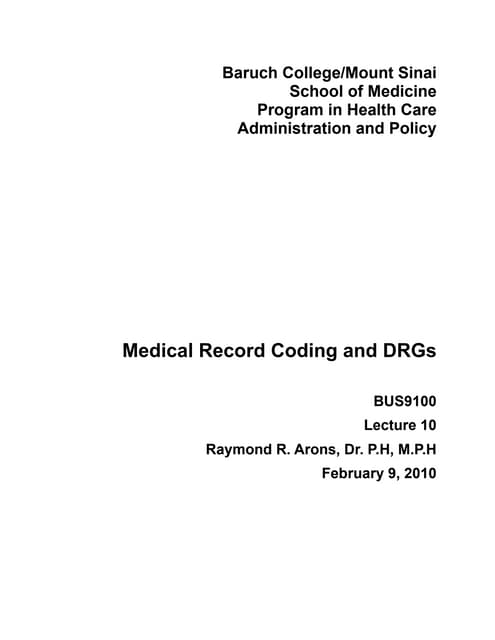 medical coding basic | PPTX