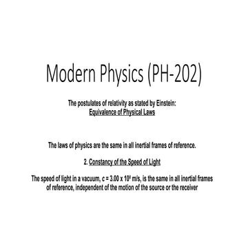 LectureII (1) about modern physics x.ppt