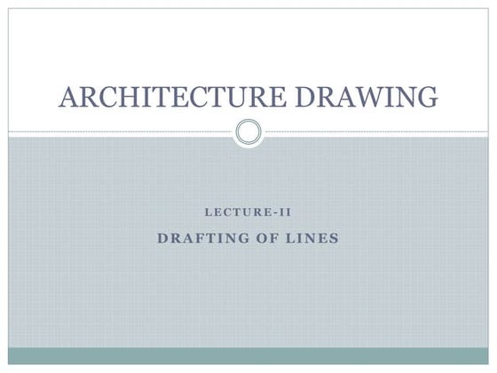 TYPES OF LINES - Graphics I | PDF | Drawing and Sketching | Arts and Crafts