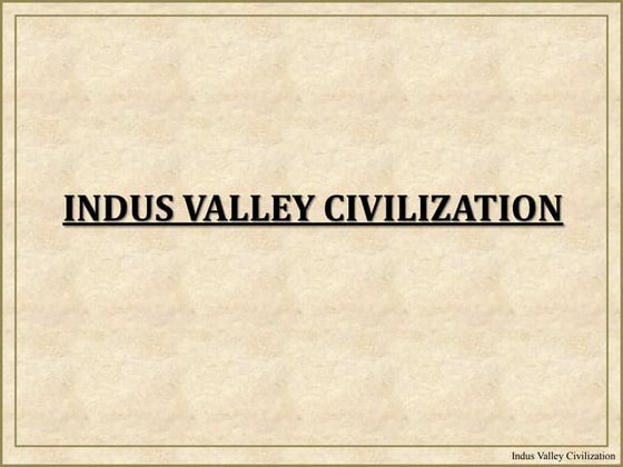 Review Indus River Valley | PPT