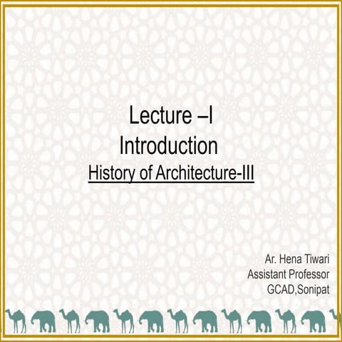 Lecture i introduction and islam | PPT