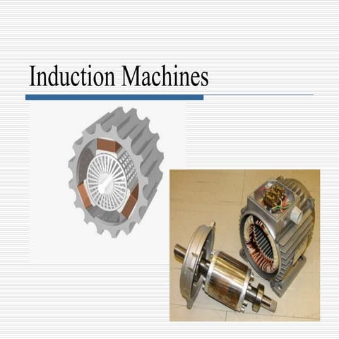 Induction machine courses and technology | PPT