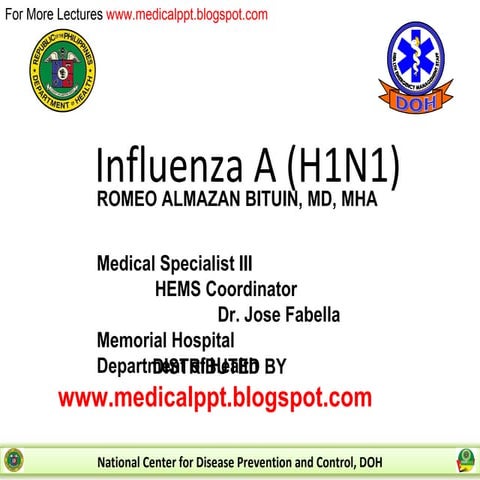 Lecture+Influenza+A+ H1 N1 | PPT