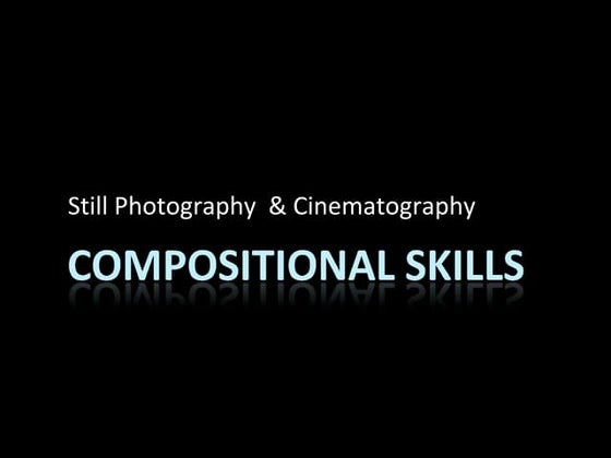 Technical elements of film | PPT