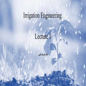 Lectures irrigation Engineering Civil .pdf