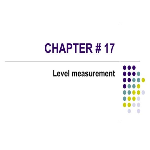 level measurment | PPT