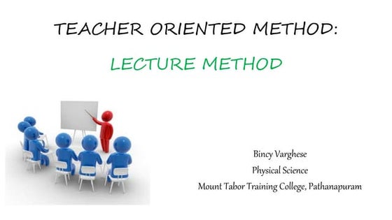 LECTURE METHOD method of teaching :.pptx