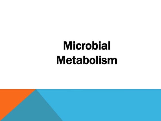 Ppt Microbial Nutrition Cell Metabolism Powerpoint Presentation Free