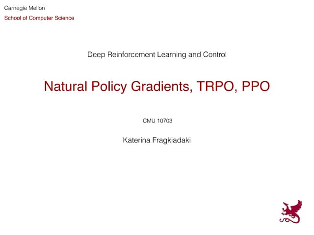 Lecturenaturalpolicygradientstrpoppopdf