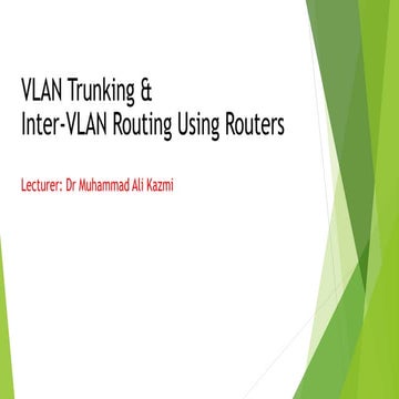 Lecturenetwork Design Intervlan Routing And Trunkingpptx 1822