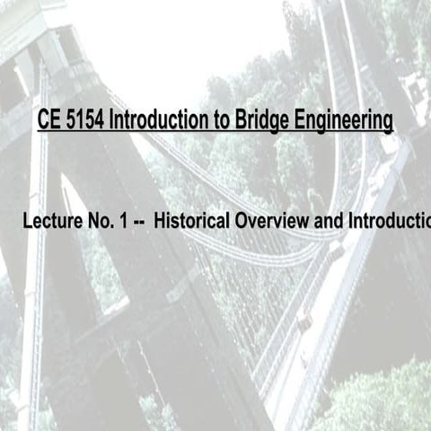 Lecture No.1.ppt A Presentation, Bridge | PPT
