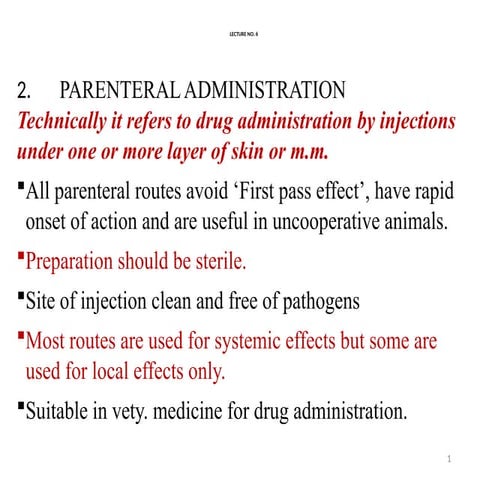 Handling And Routes Of Drug Administration Of Experimental Animals Used ...