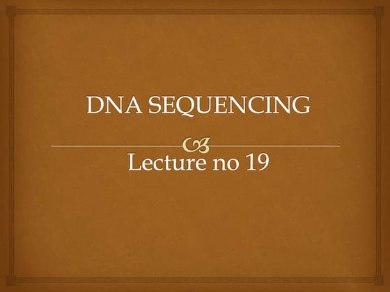Roche Pyrosequencing 454 ; Next generation DNA Sequencing | PPT
