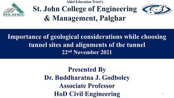 Practices in Planning, Design and Construction of Head Race Tunnel of a ...