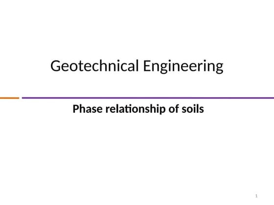 1.3 Soil Phase Relationships.pdf | Chemistry | Science