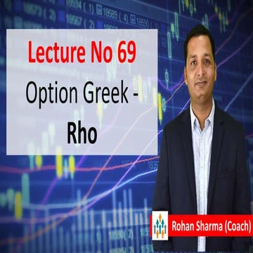 Option Greek - rho | PDF