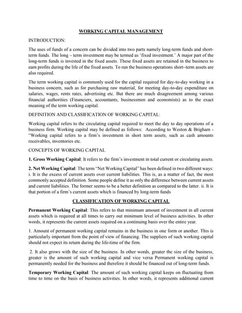 Formulae of financial management | PDF