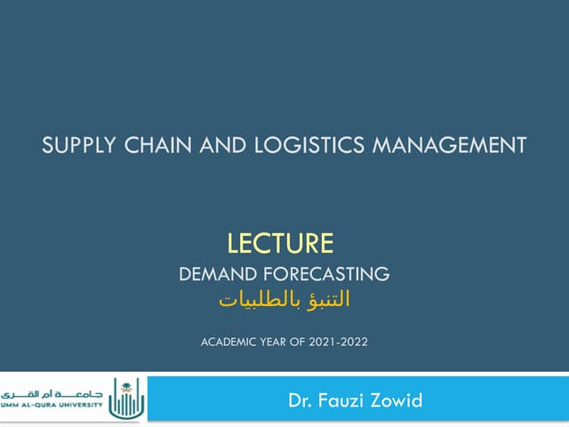 Lecture Of Forecasting Short And Updated 1 Pptx Business Business