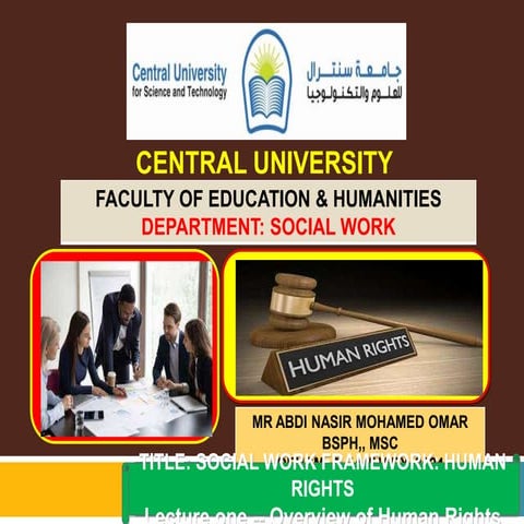 lecture one --overview of Human Rights.pptx