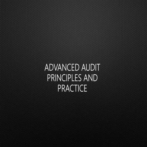 Audit I - Chapter 2, Pt. I, The Auditing Profession (1).pptx