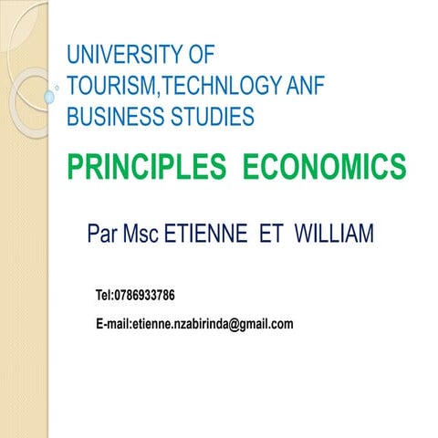 Lecture one 10 principles of economics | PPTX | College Planning ...