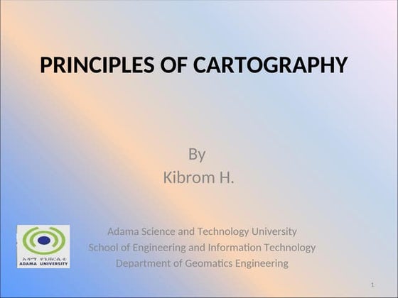 Basics in Cartography | PPTX