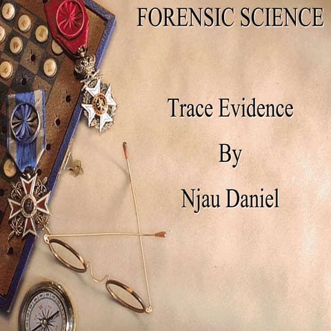 Hair as a forensic evidence | PPT